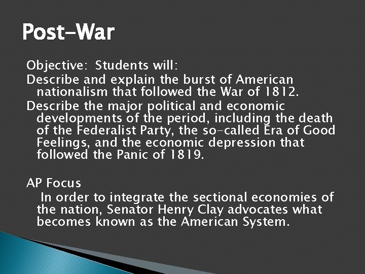 Day 40 The American System Baltimore Polytechnic Institute