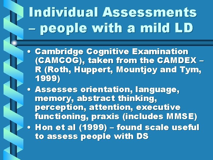 Dementia people with Downs syndrome Dr Nicola Jervis