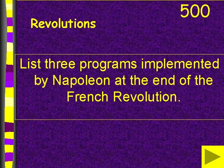 Spring Final Review Revolutions Imperialism WWII Cold War