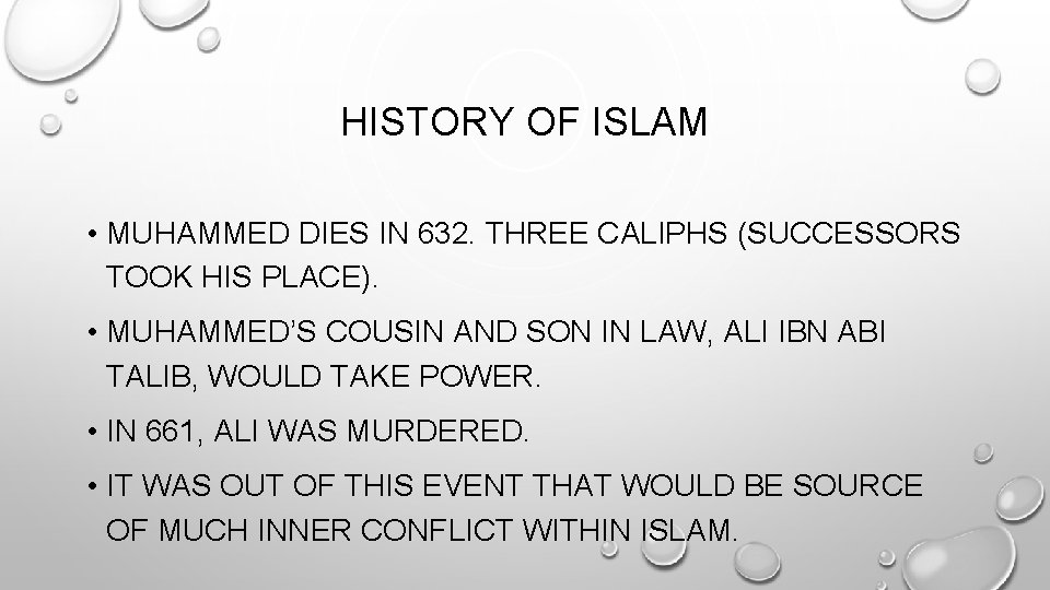 ISLAM UNDERSTANDING THE TIMES CHAPTER 3 INTRODUCTION SEPTEMBER