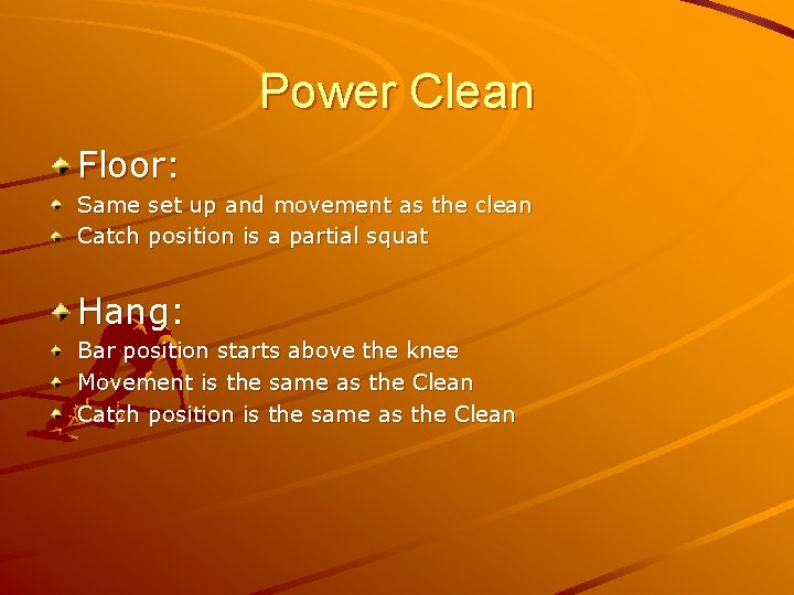 Power Training Olympic Lift Series Definition of Power
