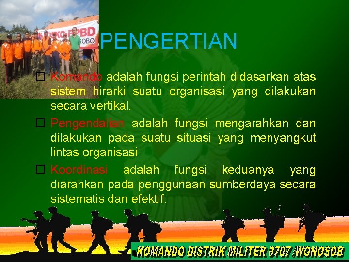 SISTEM KOMANDO TANGGAP DARURAT DALAM PENANGGULANGAN BENCANA Biodata