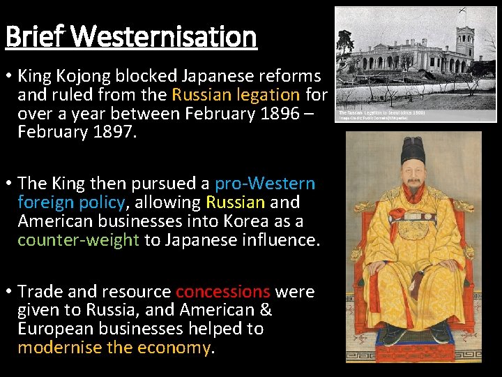 Why did Japan annex Korea in 1910 LO