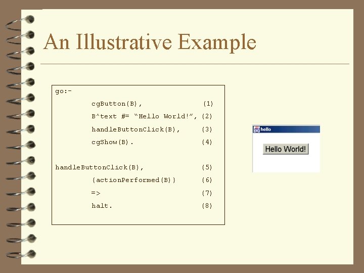 CGLIB Constraintbased Graphics Library 4 Features Use constraints