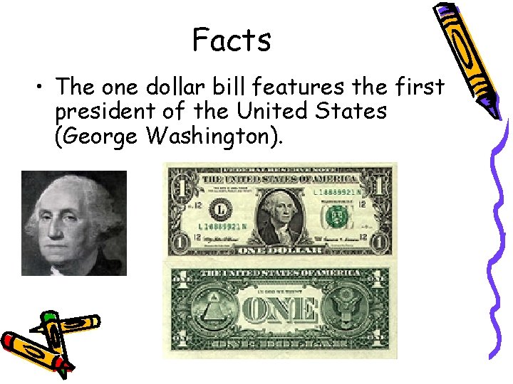 The US One Dollar Bill Size Composition Production