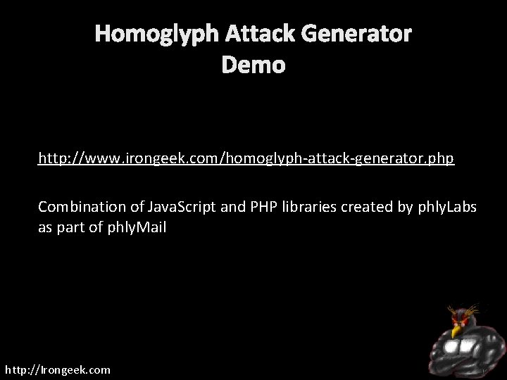 Adrian Crenshaw http Irongeek com About Adrian I