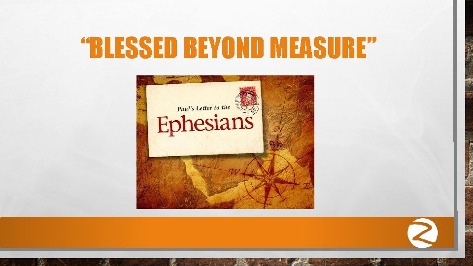 BLESSED BEYOND MEASURE U O Y E L