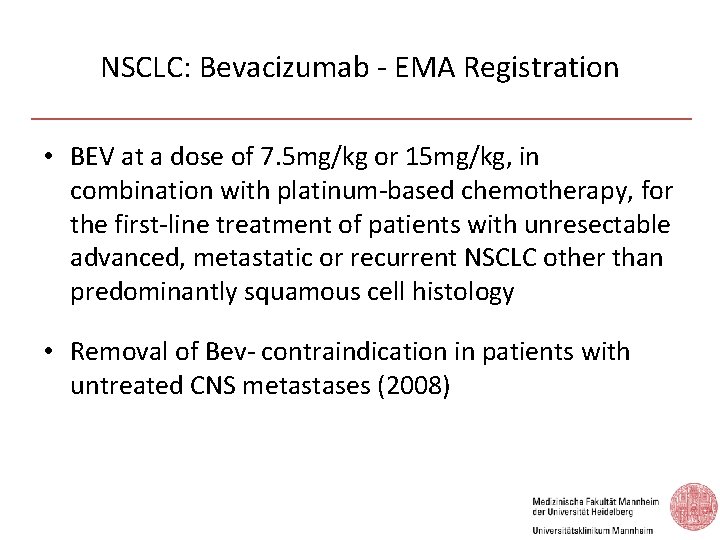 Advanced NSCLC treatment options for nonsquamous EGFR wildtype