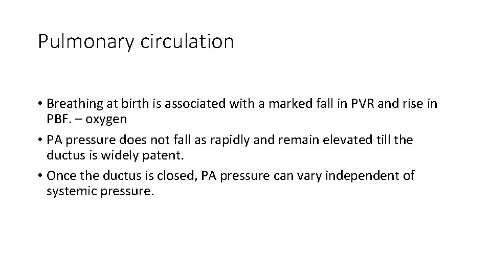 Fetal and neonatal circulation Rudolph congenital heart diseases