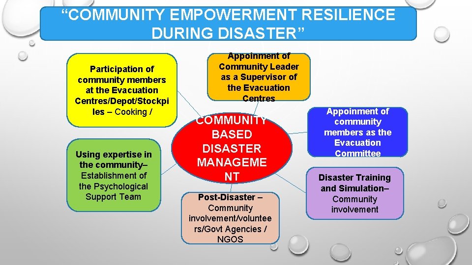COMMUNITY BASED DISASTER RISK MANAGEMENT IN MALAYSIA ROLES
