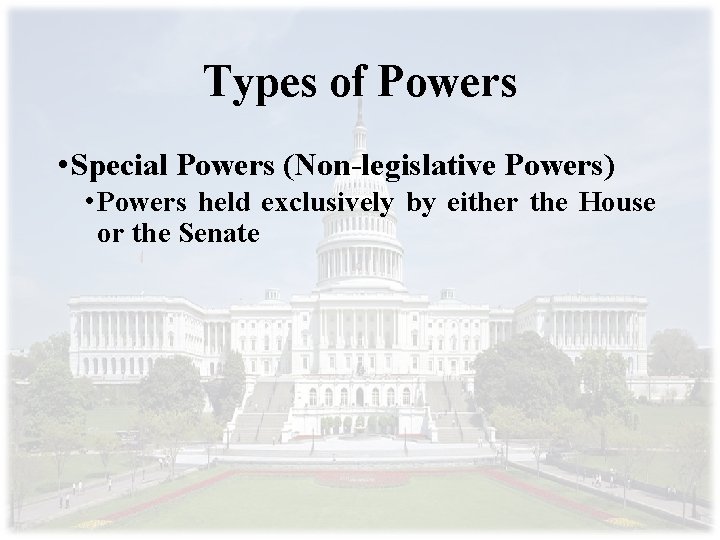Unit 3 The Legislative Branch Essential Question What