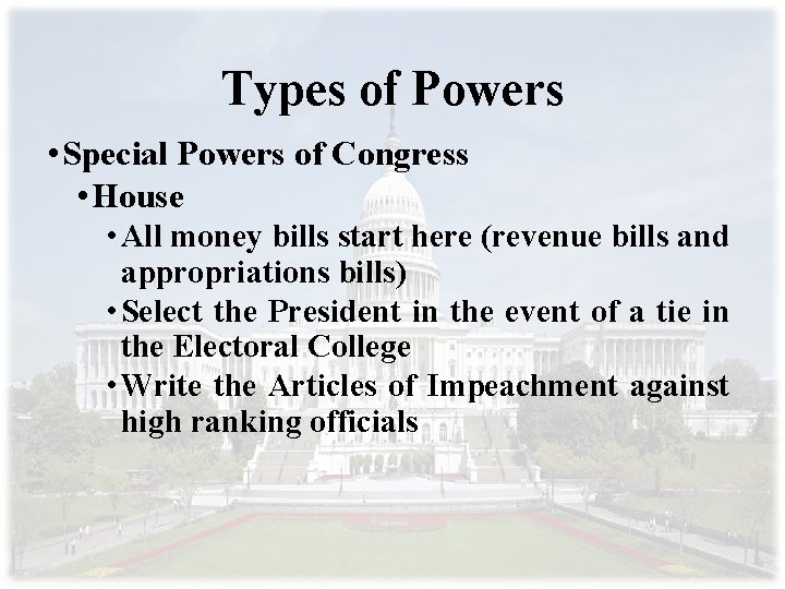 Unit 3 The Legislative Branch Essential Question What