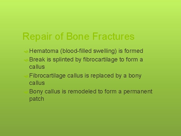 Bone Fractures Fracturebreak in a bone Types of