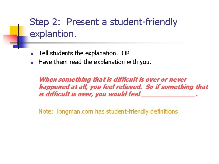 Explicit Robust Vocabulary Classroom Routine Anita L Archer