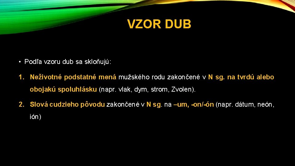 PODSTATN MEN Opakovanie uiva pre 8 ronk Mgr