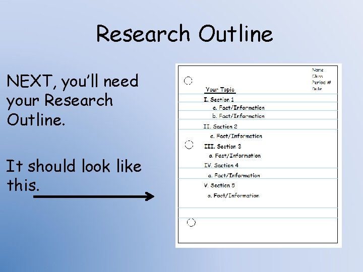 How to Organize a Research Paper using Notecards