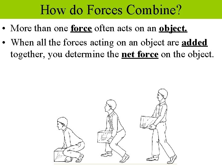 What is a force How do forces combine