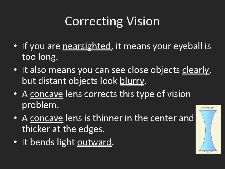 The Eye Seeing is Believing Parts of the