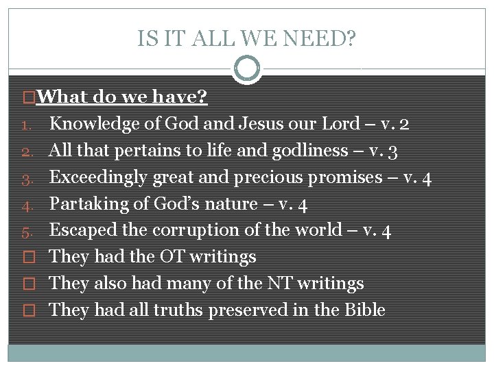 Questions about the Bible PETER ANSWERS THESE QUESTIONS