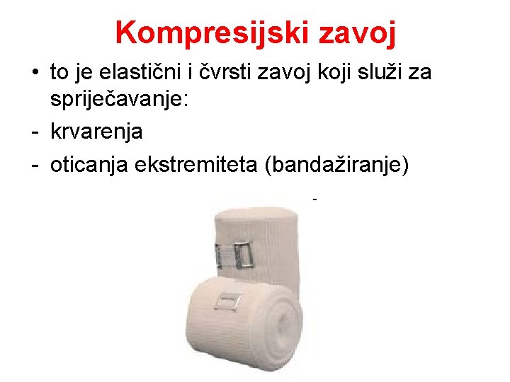 ZAVOJNI MATERIJAL pp prezentacija Osnove kirurgije IV r