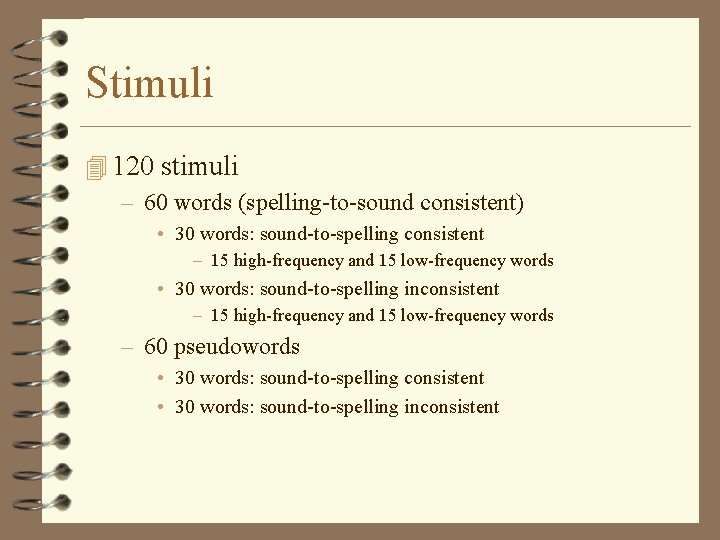 Beginning reading dyslexia and soundspelling Anna M T