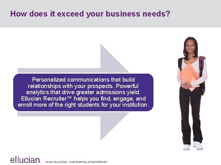 Addressing the needs of recruiting and admissions Ellucian