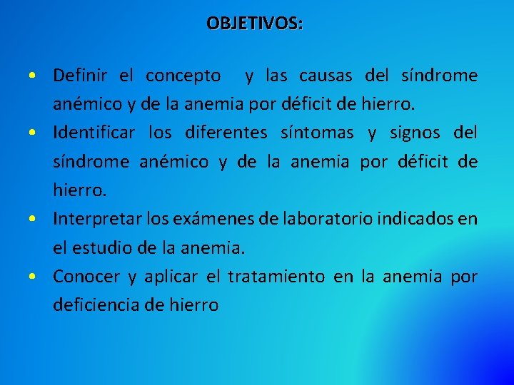 SNDROME ANMICO Dr Ariel Spec Fras Mdico Especialista