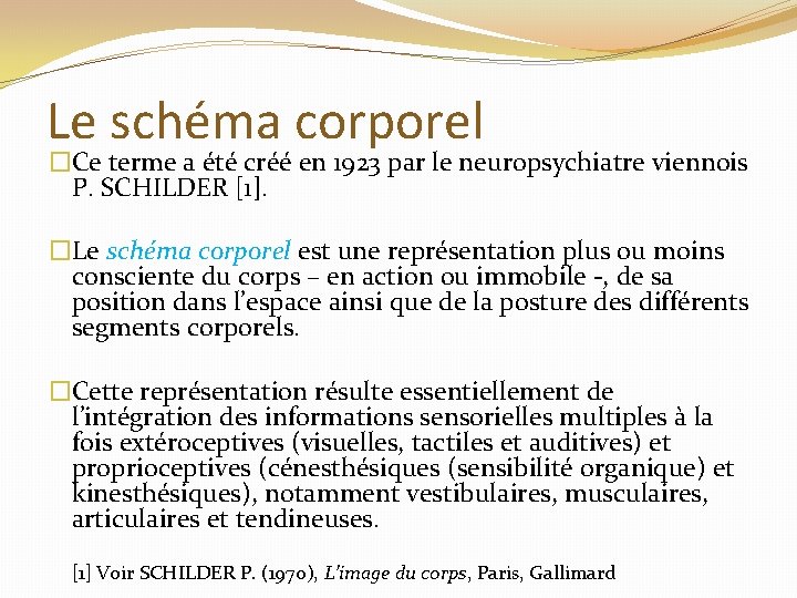 Schma corporel et Image du corps Franoise Dolto