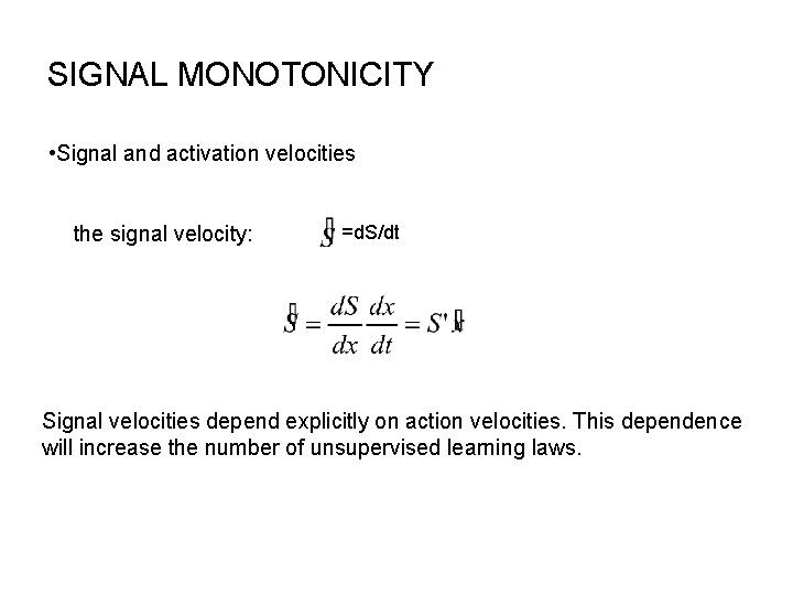 NEURAL NETWORK THEORY NEURAL DYNAMIC 1 ACTIVATIONHS AND