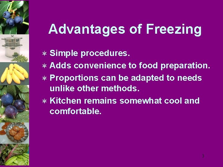 Freezing Fruits and Vegetables at Home Cooperative Extension