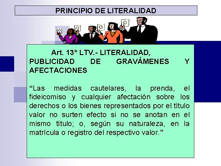 Facultad de Derecho Ttulos Valores Derecho Cartular Principios