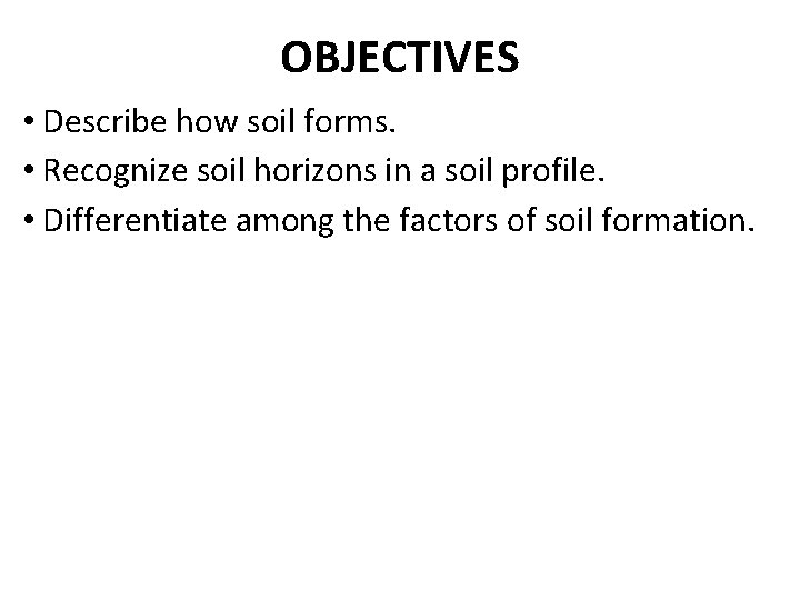 SOIL SES 3 b Explain how soil results