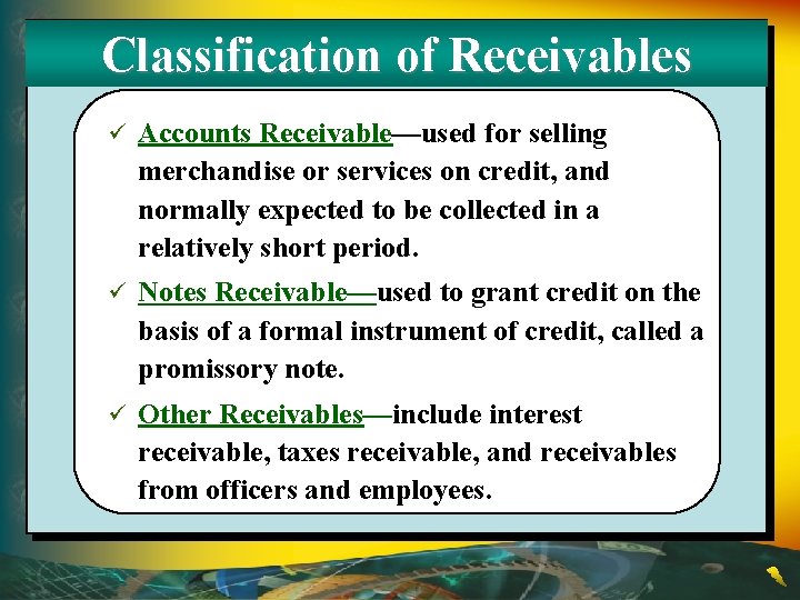 Chapter 8 Receivables Accounting 21 st Edition Warren