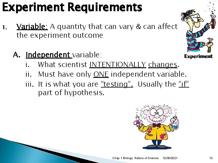 Biology Chapter 1 Section 1 The Nature of