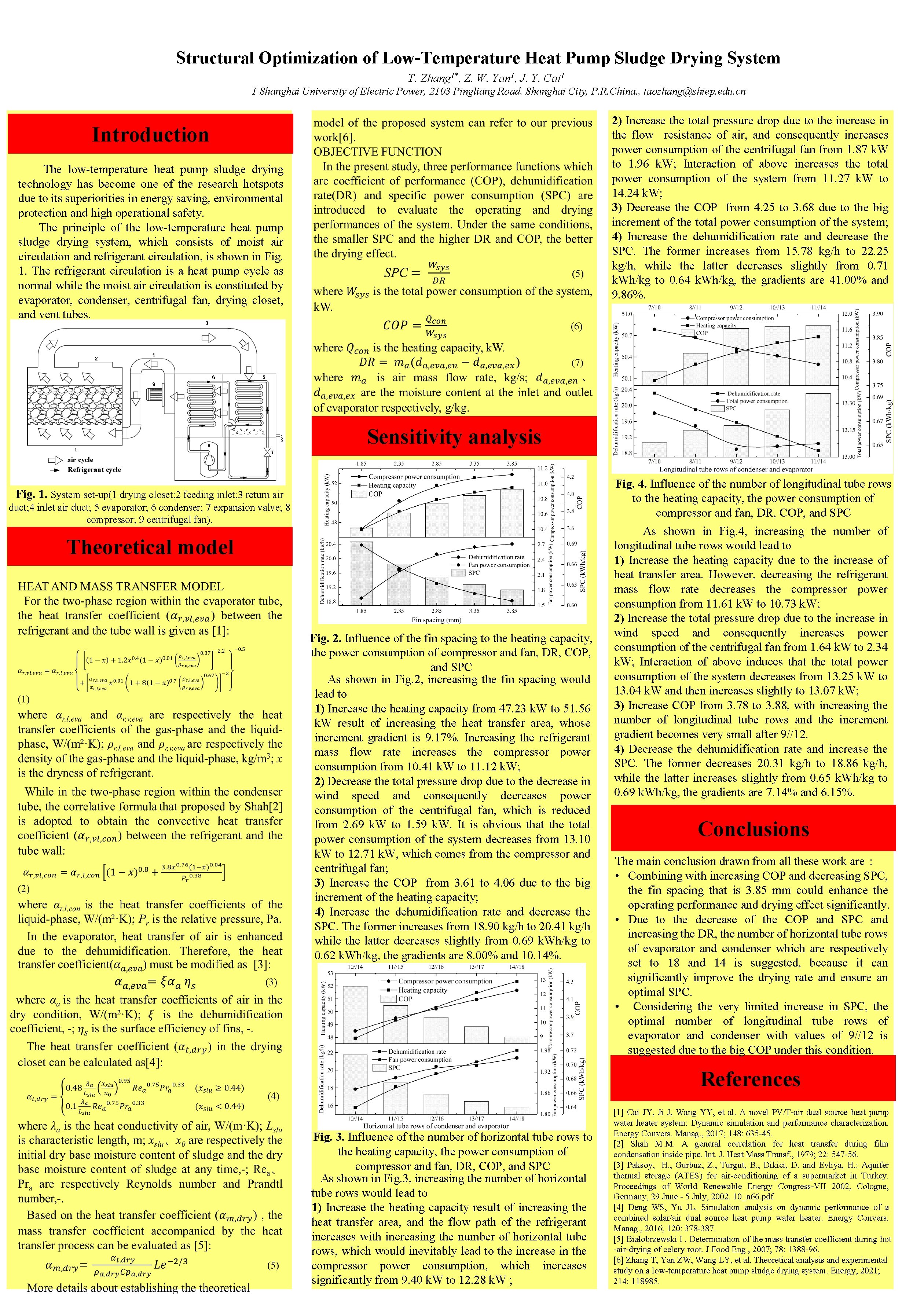 Structural Optimization of LowTemperature Heat Pump Sludge Drying