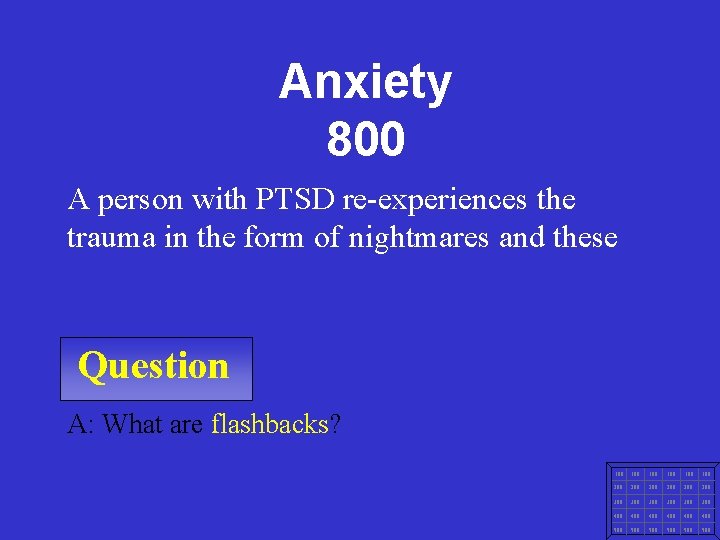 Psychology 40 S DOUBLE JEOPARDY Unit 6 Review