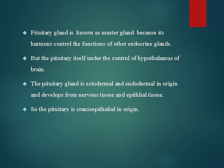 ENDOCRINE GLAND PITUITARY GLAND MRS ASHA R BIDKAR