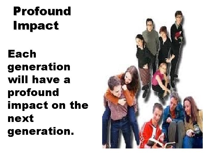 YOUNG WILD GENERATION SONS VISION My people hear