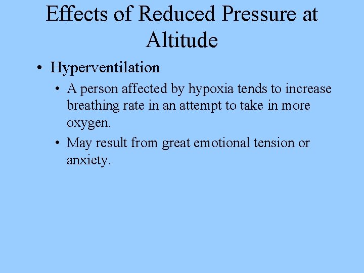 Physiology of Flight Know the physiology of flight