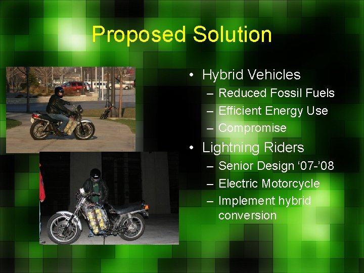 Project Proposal Hybrids Angels Proposal Outline Problem Description