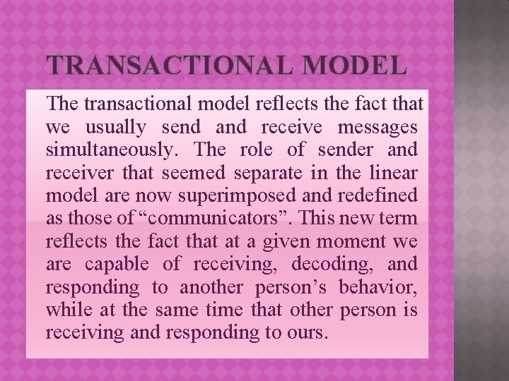 COMMON ELEMENTS Sender encodes information as a Message