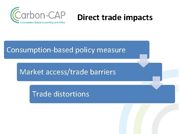 Trade effects of consumptionbased climate policy instruments CarbonCAP