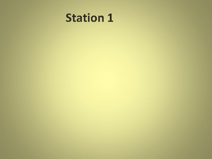 Symbiosis lab Station 1 Station 1 Athletes foot