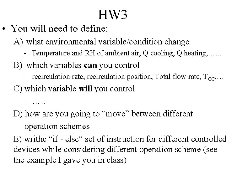 Lecture Objectives Introduce HW 3 Learn about sorption