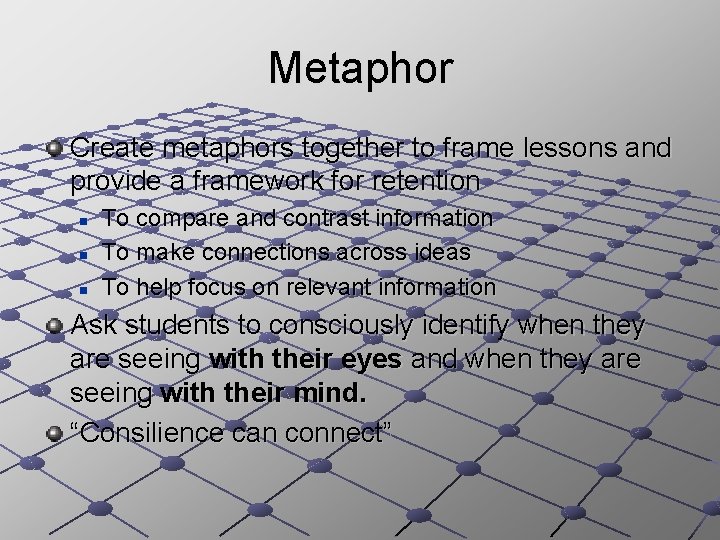 Improving Cognitive Structuresideas for DI K Knox 2008