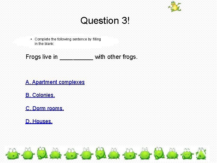 Frog Life Cycle Shadei Thompson Click the lily