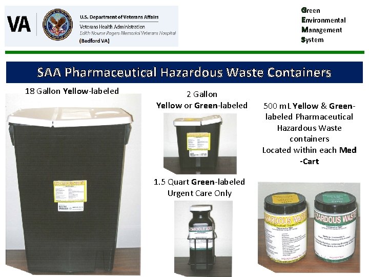 Green Environmental Management System NURSING PHARMACEUTICAL WASTECS WASTE