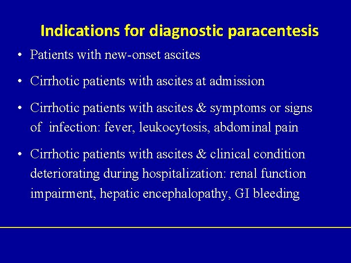 Approach Management of ascites in cirrhotic patients Dr