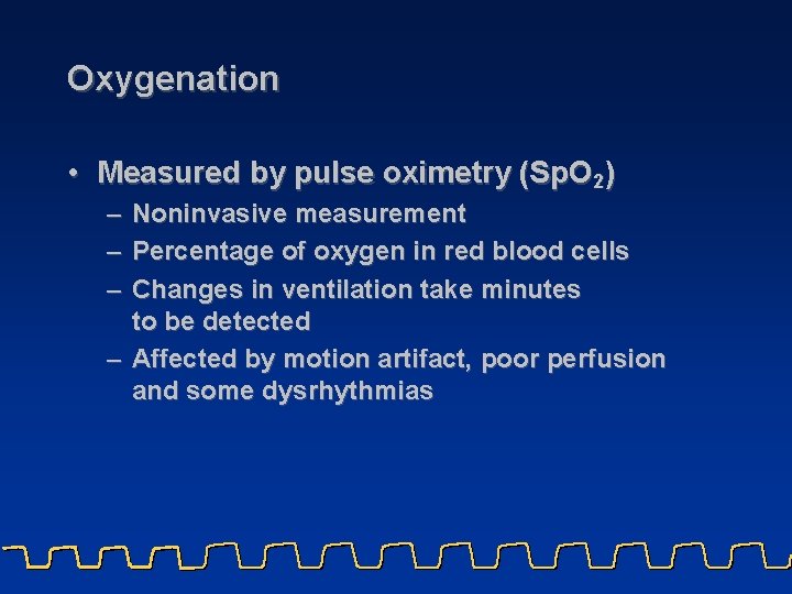 NONINVASIVE CAPNOGRAPHY ALS Blue InService Part III Oxygenation