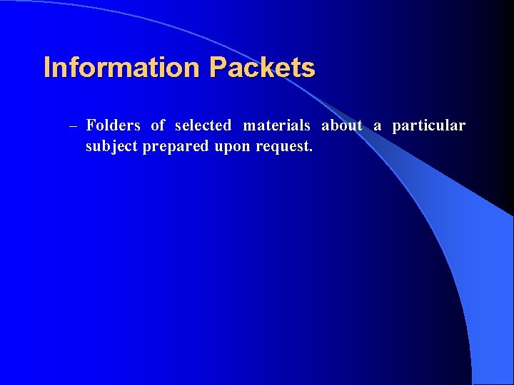 Thomas Jefferson Information Center What is the Thomas